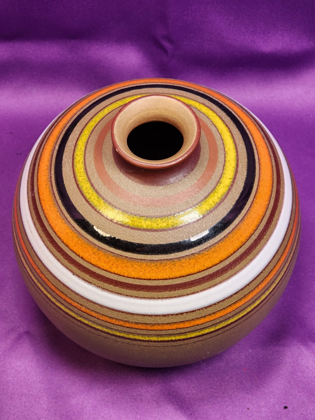 Mid Century Bitossi Ball Vase - Etsy