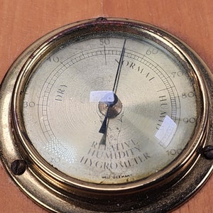 Vintage West German Combo Barometer/thermometer/ Humidity - Etsy