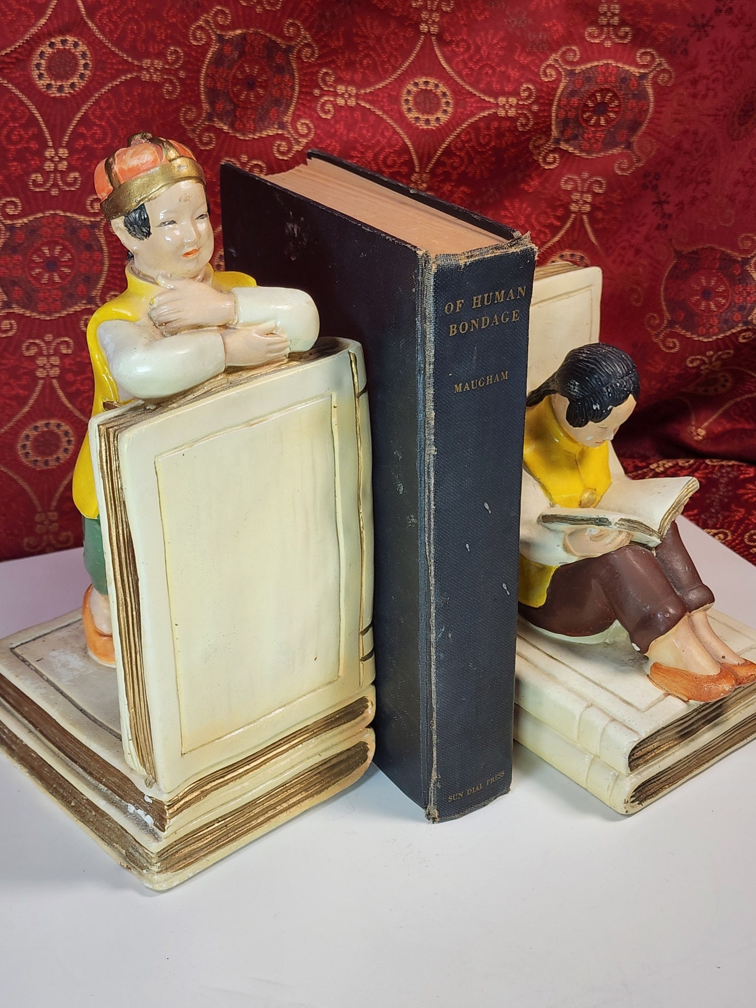 Vintage Chinese Scholar Bookends - Etsy