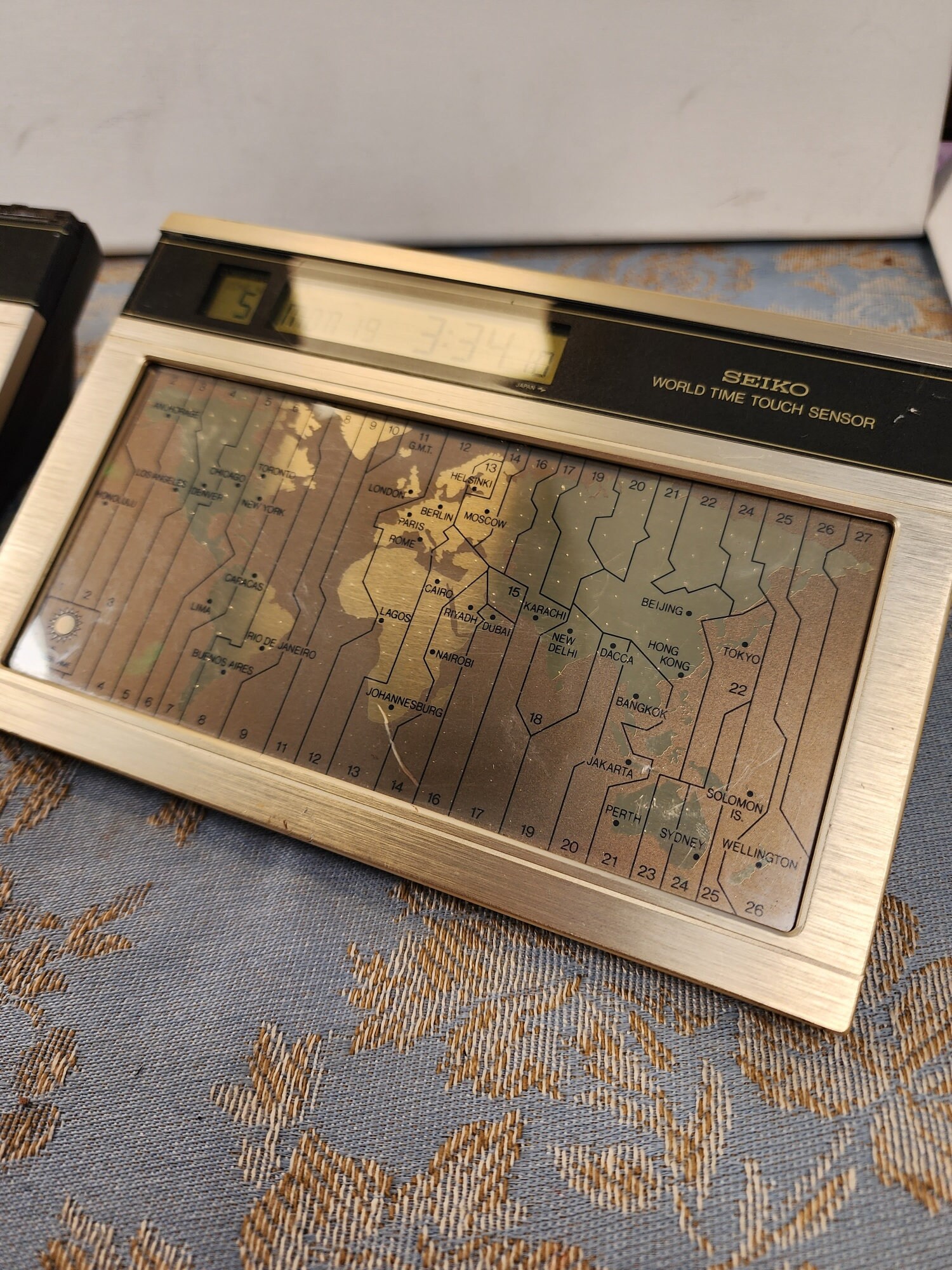 2 Seiko Desktop World Time Clocks - Etsy