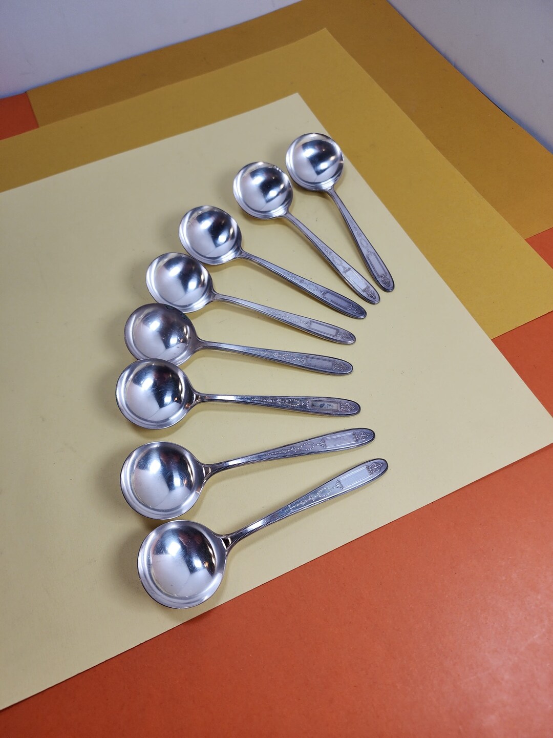 Vintage Soup/desert Spoons - Etsy