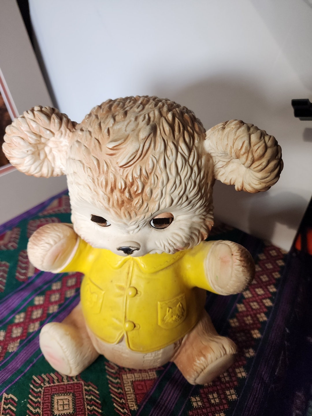 Vintage Edward Mobley Squeaky Bear Etsy
