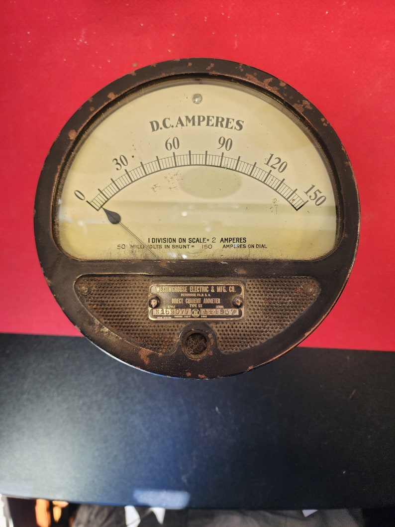 Vintage Westinghouse Power Gauge - Etsy