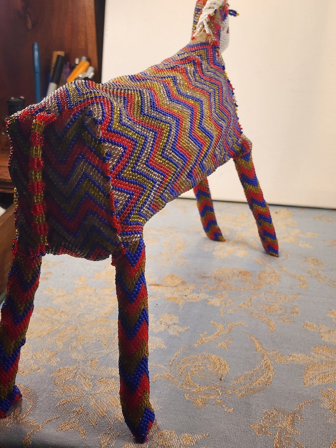 Large Chevron Beaded Horse - Etsy