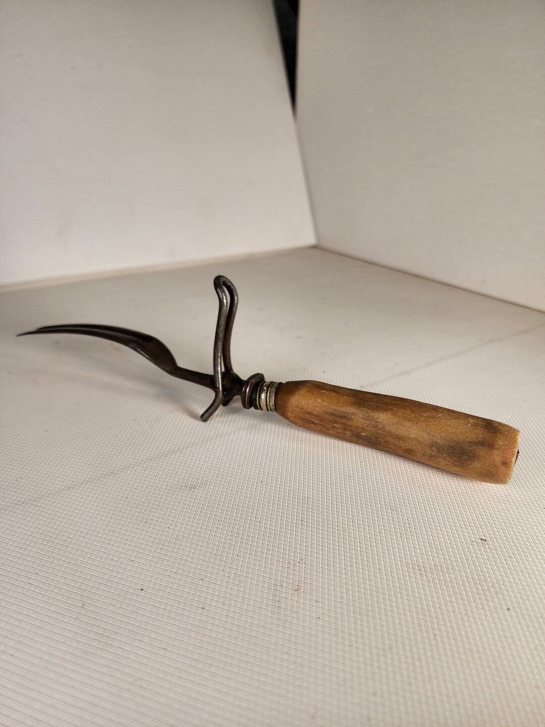 Vintage Serving Fork Antler Handle - Etsy