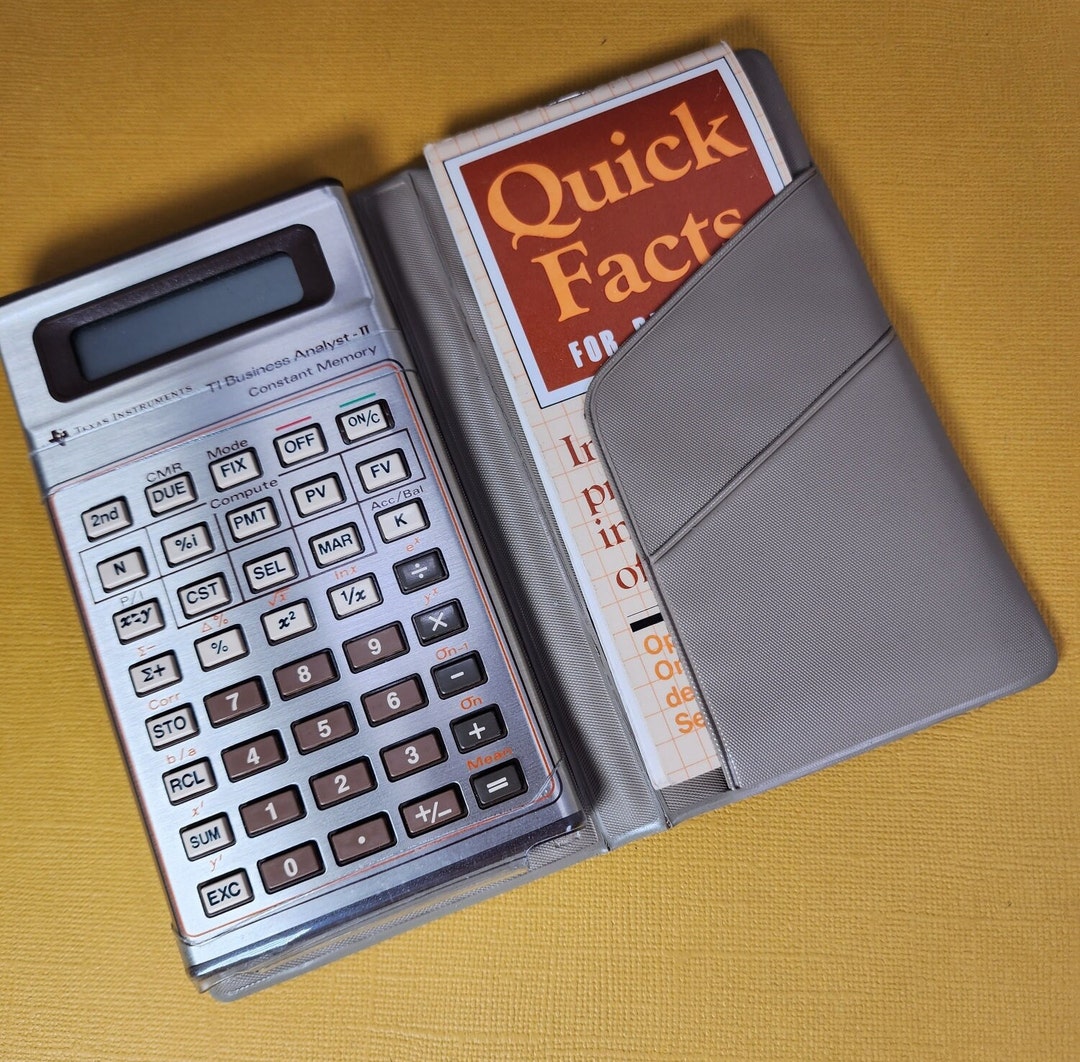 Texas Instruments Business Calculator - Etsy