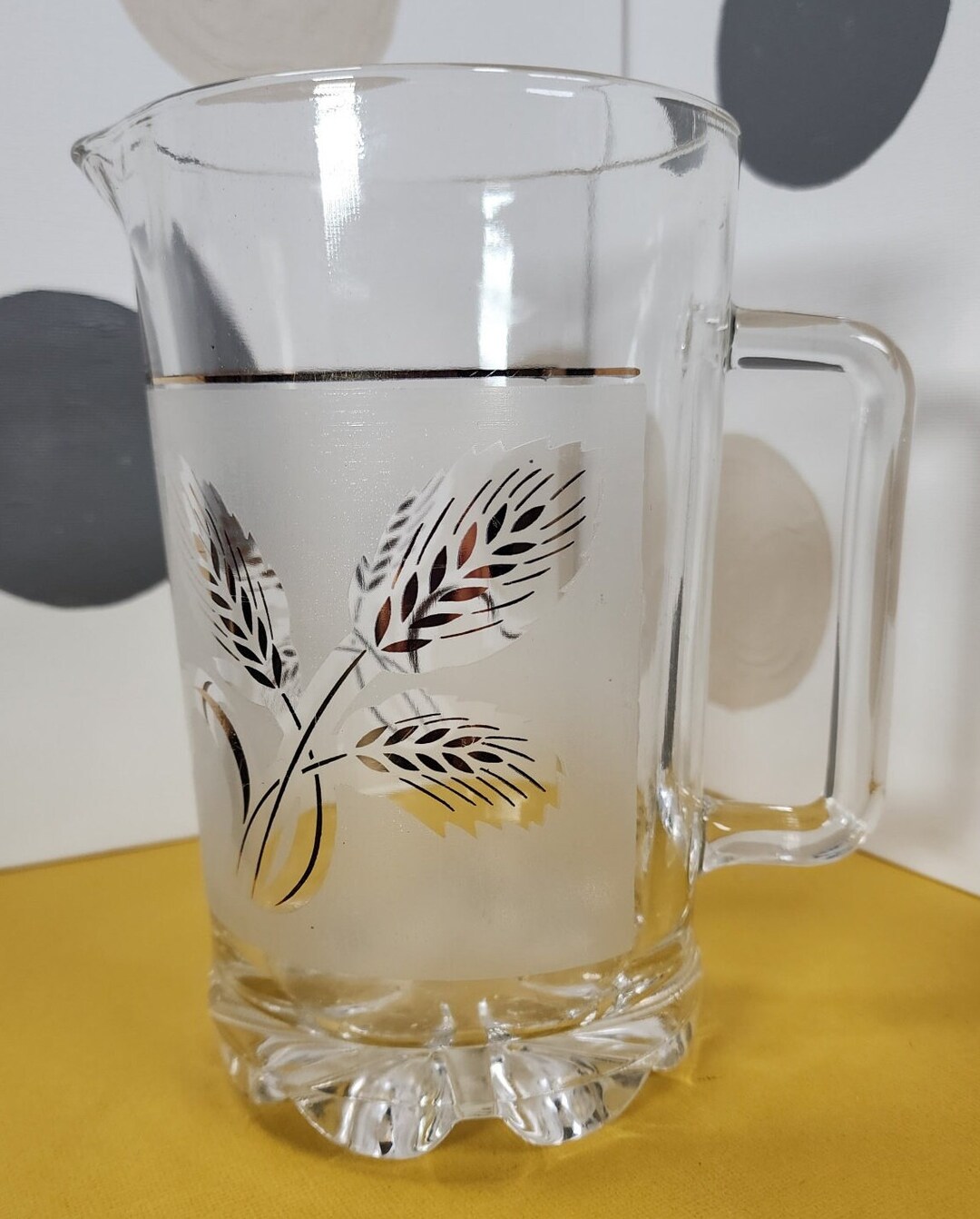 Nice MCM Italian Glass Pitcher - Etsy