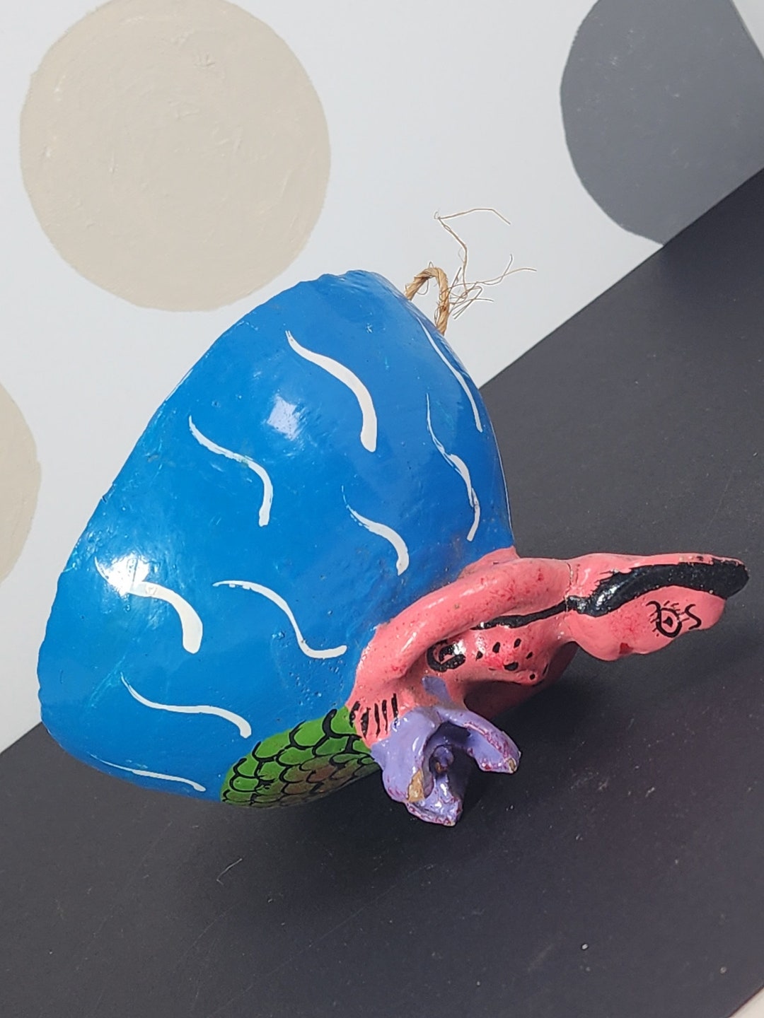 Vintage Paper Mache Mermaid - Etsy