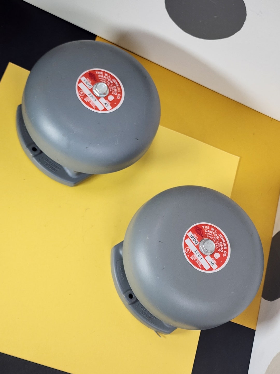 Vintage Alarm Bells 12V - Etsy