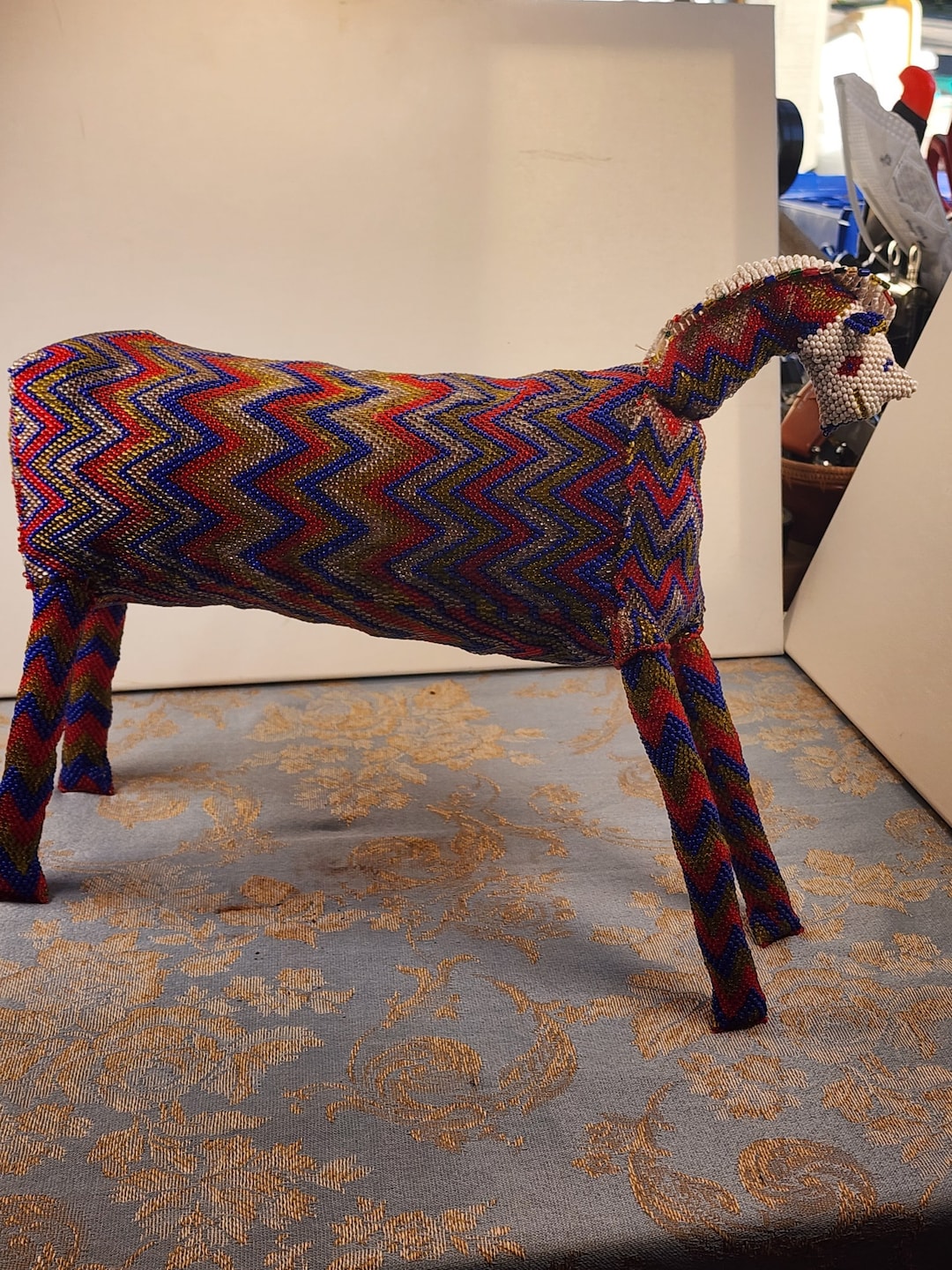 Large Chevron Beaded Horse - Etsy