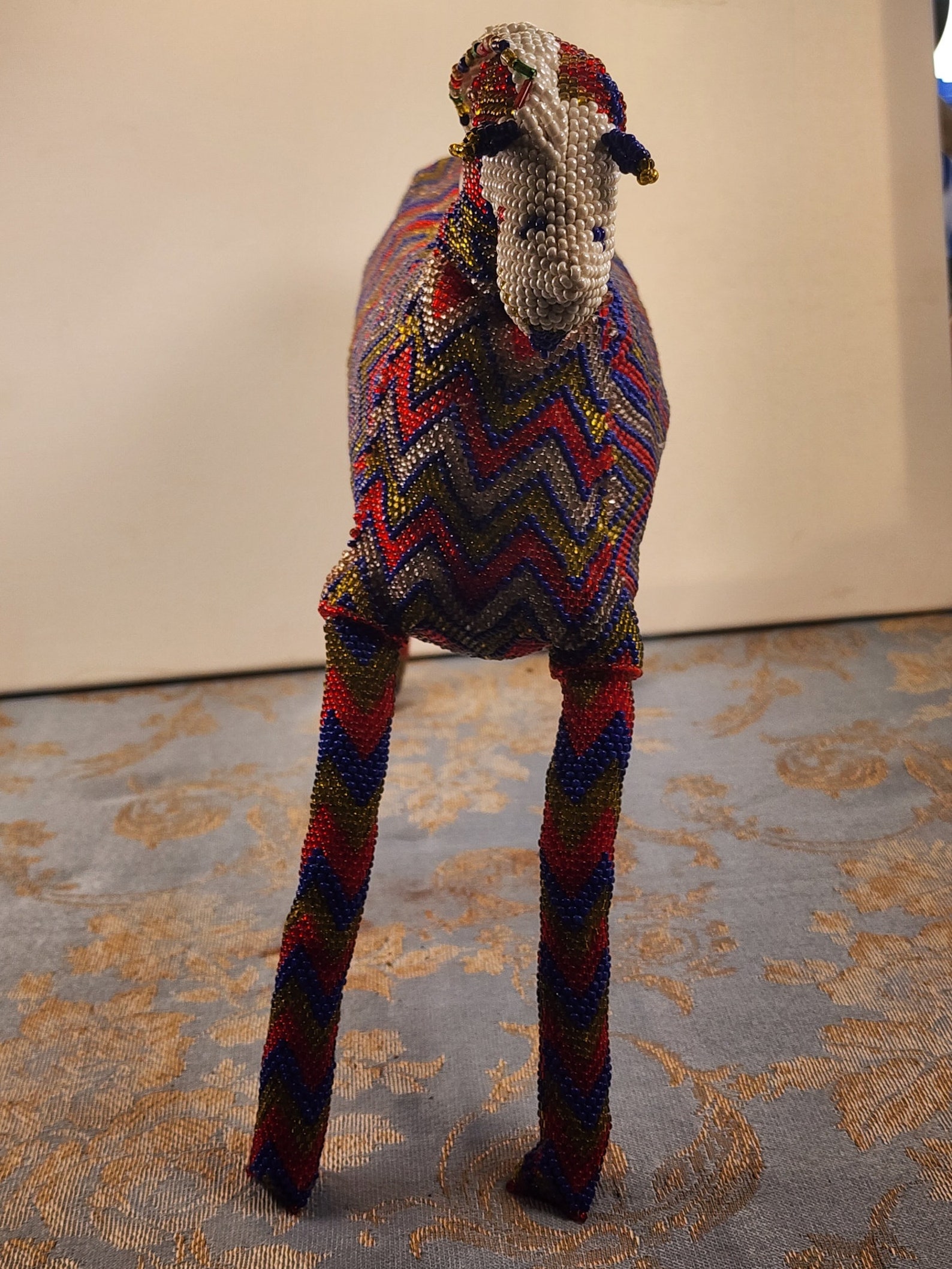 Large Chevron Beaded Horse - Etsy