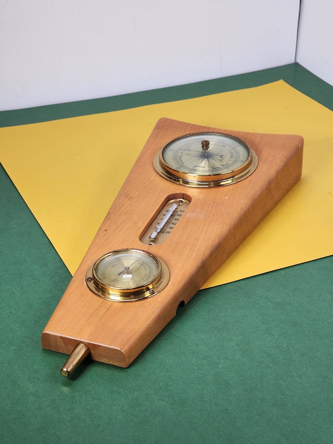 Vintage West German Combo Barometer/thermometer/ Humidity - Etsy