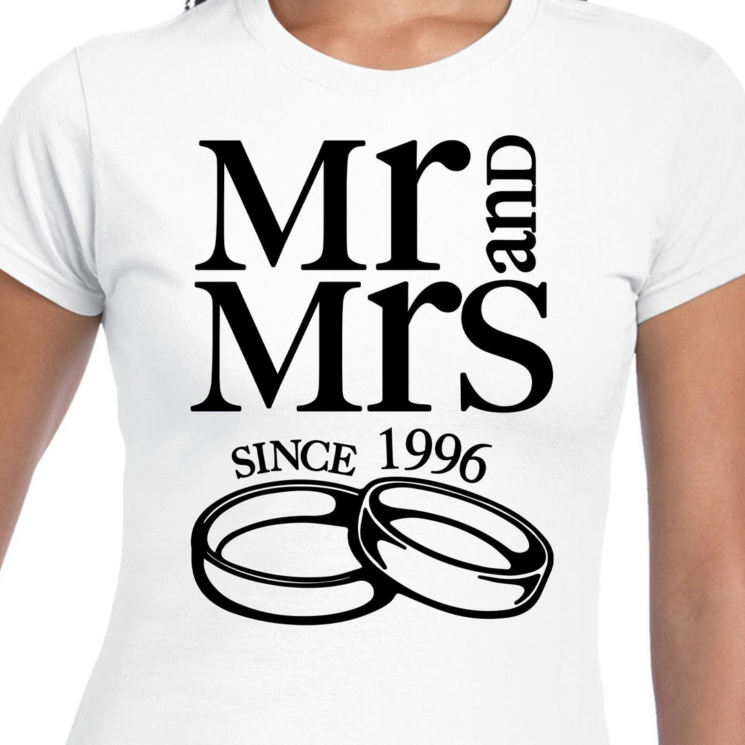 Mr. and Mrs. Since 1995 Digital Files - Design Files - Cricut - SVG ...