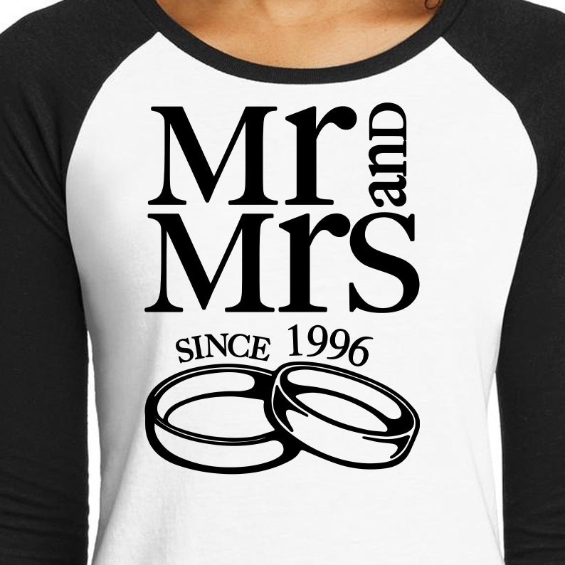 Mr. and Mrs. Since 1995 Digital Files - Design Files - Cricut - SVG ...