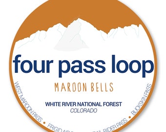 Maroon Bells Sticker-matte - Etsy