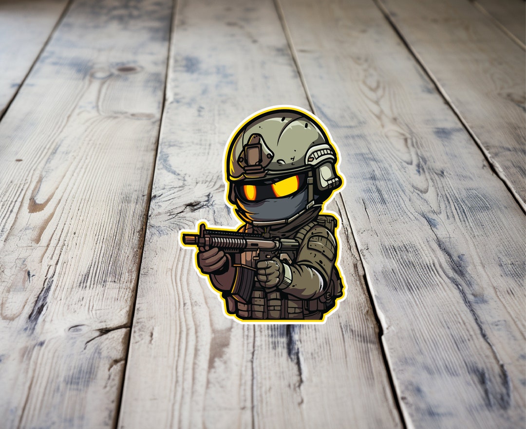 Soldier Meme Sticker | Soldier Sticker | Memes | Laptop Sticker | Water ...