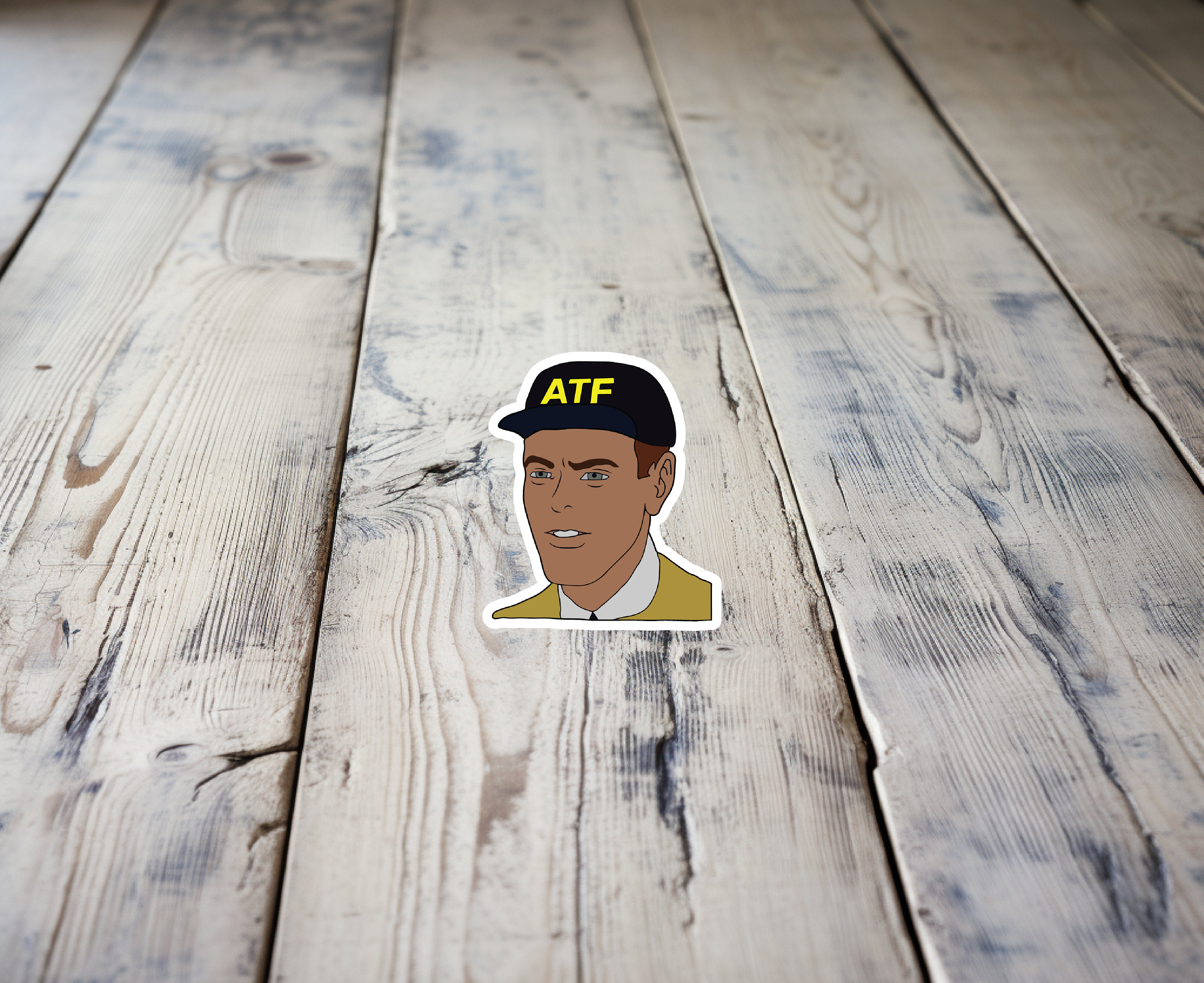 ATF MAN Stickers Funny Stickers Meme Sticker Vinyl Various Sizes - Etsy
