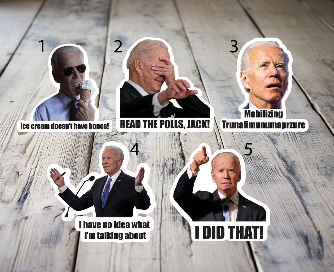 Joe Biden Stickers | Stickers | Meme Stickers | Vinyl - Etsy