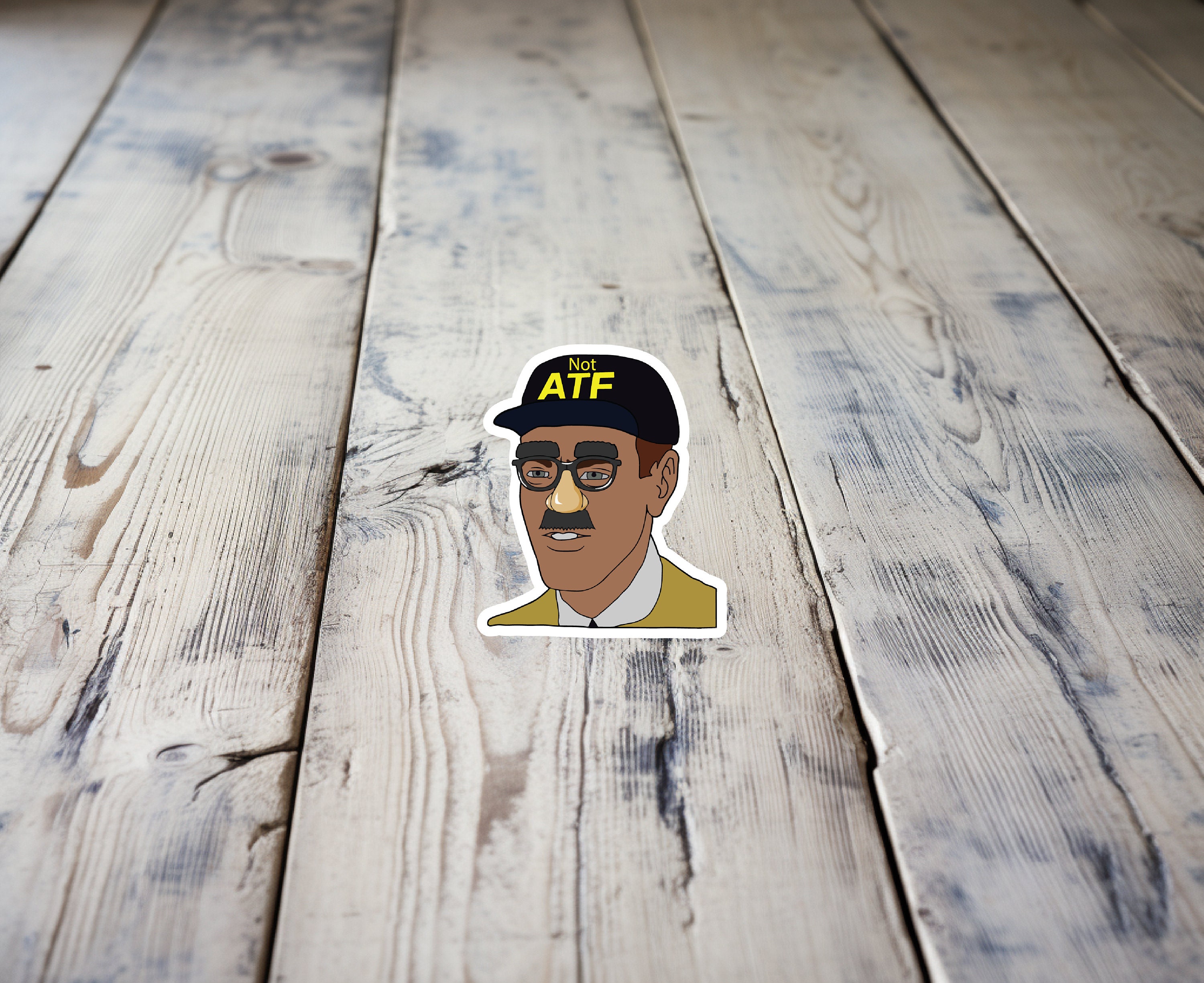 ATF MAN Stickers Funny Stickers Meme Sticker Vinyl Various Sizes - Etsy