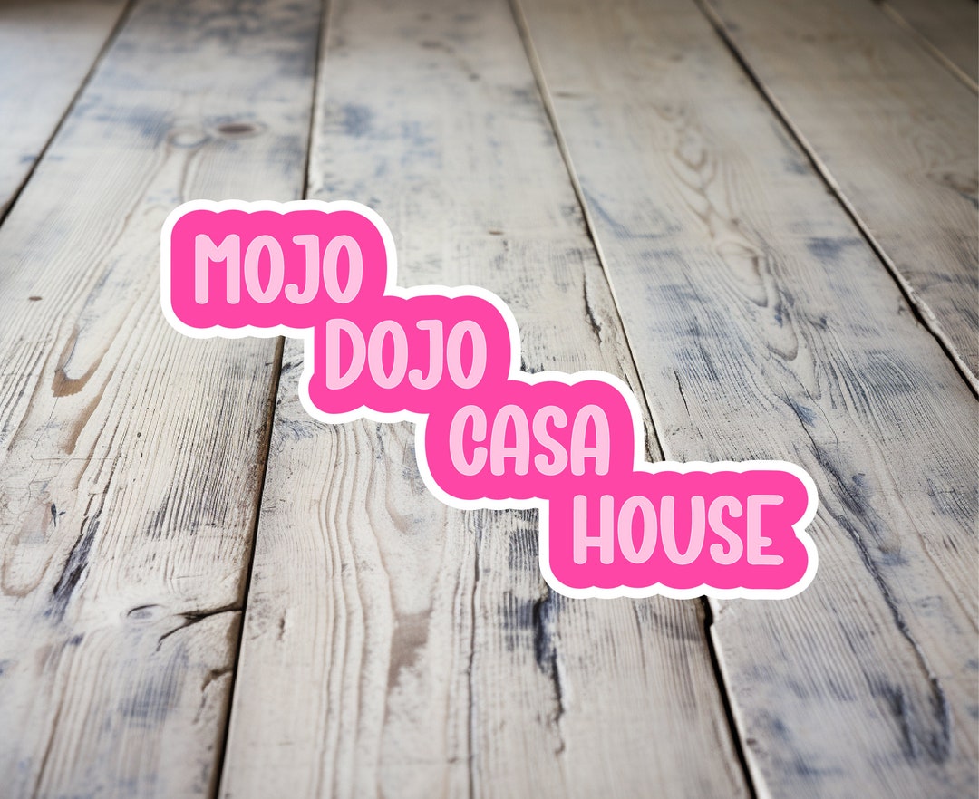 Mojo Dojo Casa House Sticker Meme Sticker - Etsy