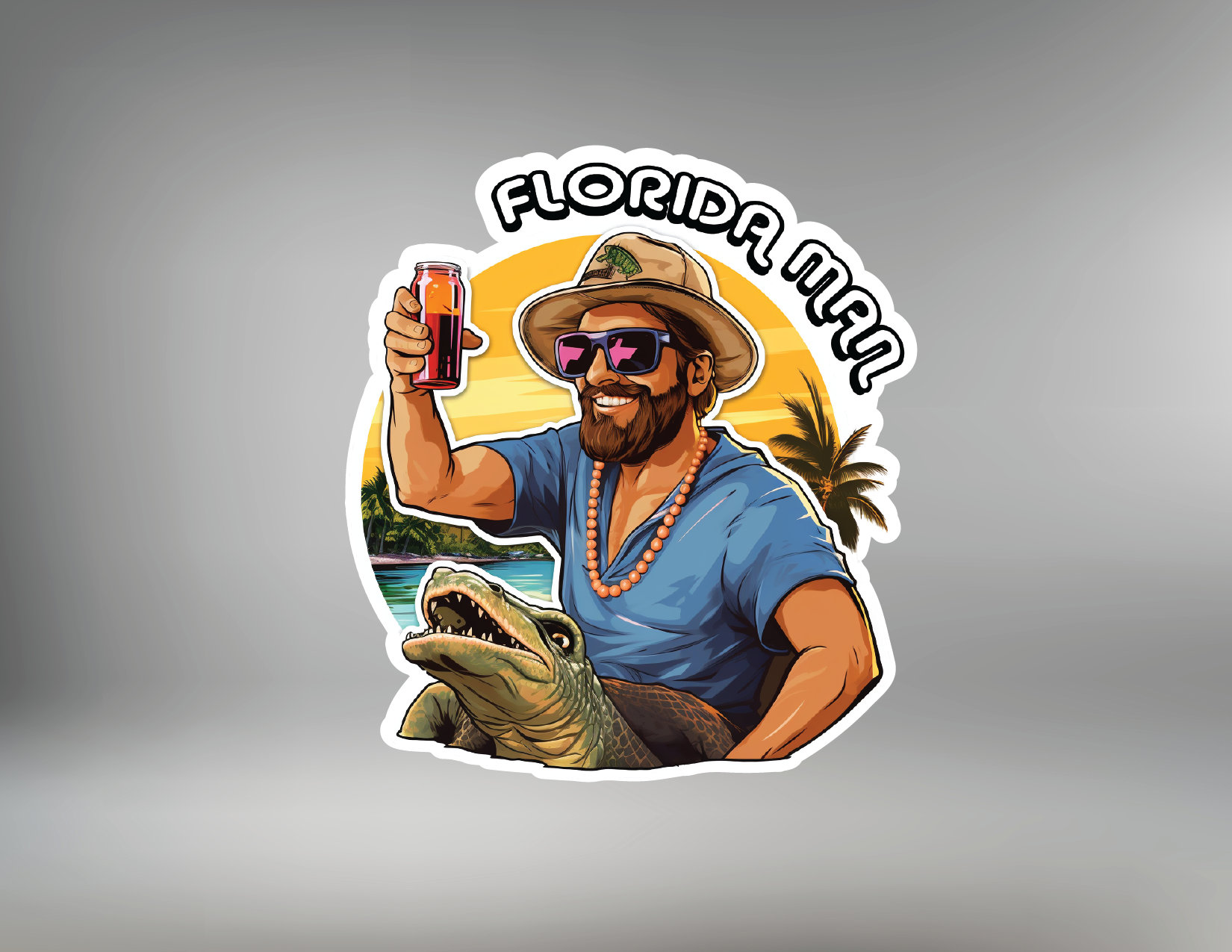Florida Man Meme Sticker | Meme Sticker | Florida | Vinyl | Various ...