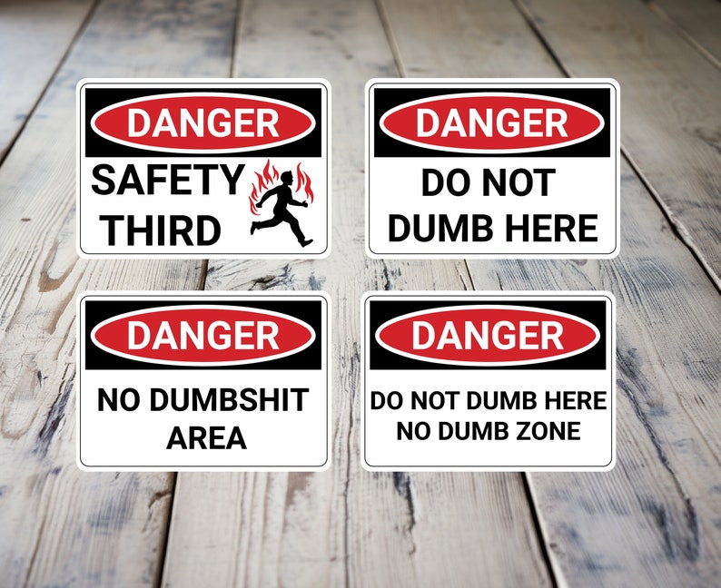 Danger Stickers, Sticker Pack, Funny, Memes - Etsy