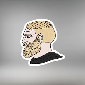 Chad Meme Stickers | Chad | Meme Sticker | Vinyl | Bundle Available ...