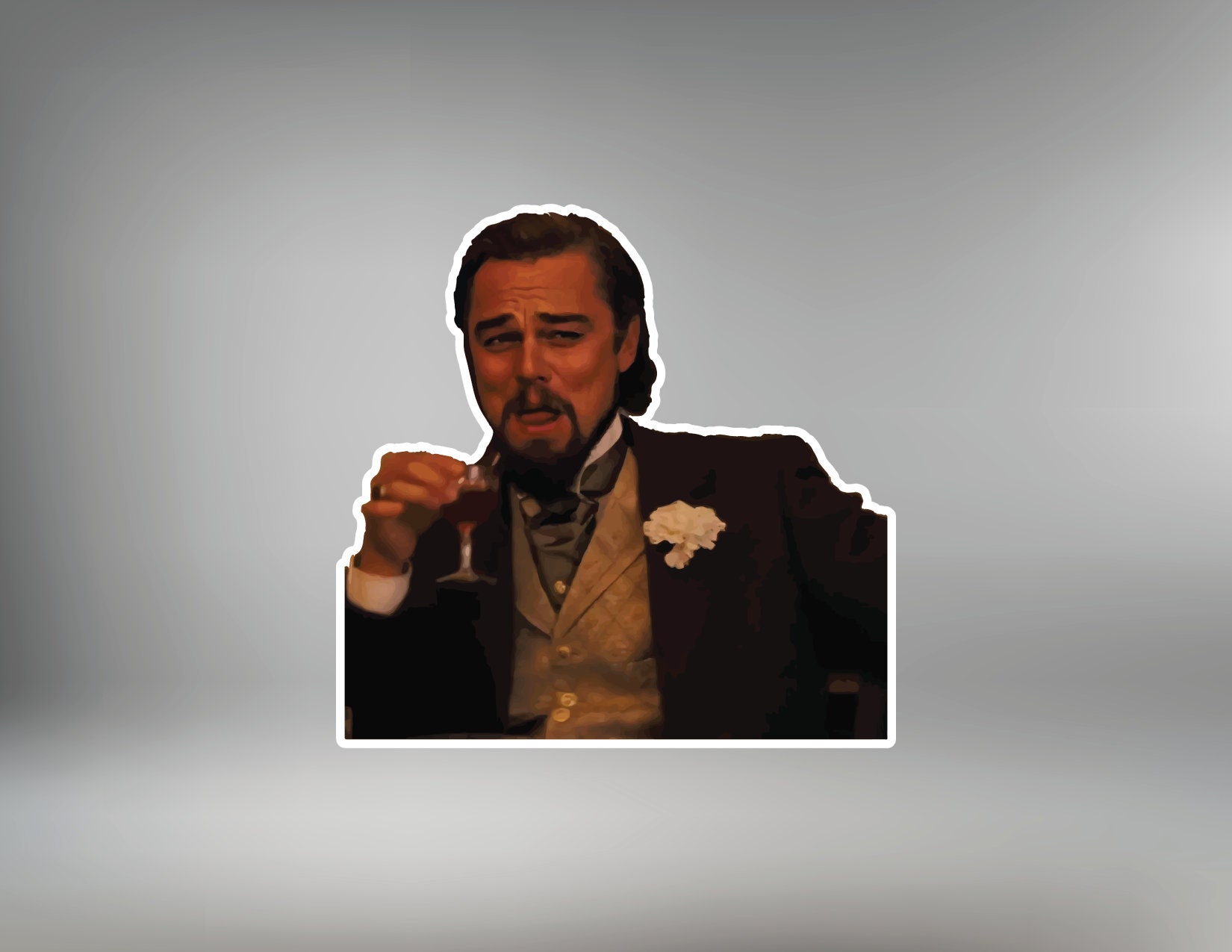 Laughing Man Meme Sticker Meme Sticker Vinyl Various - Etsy