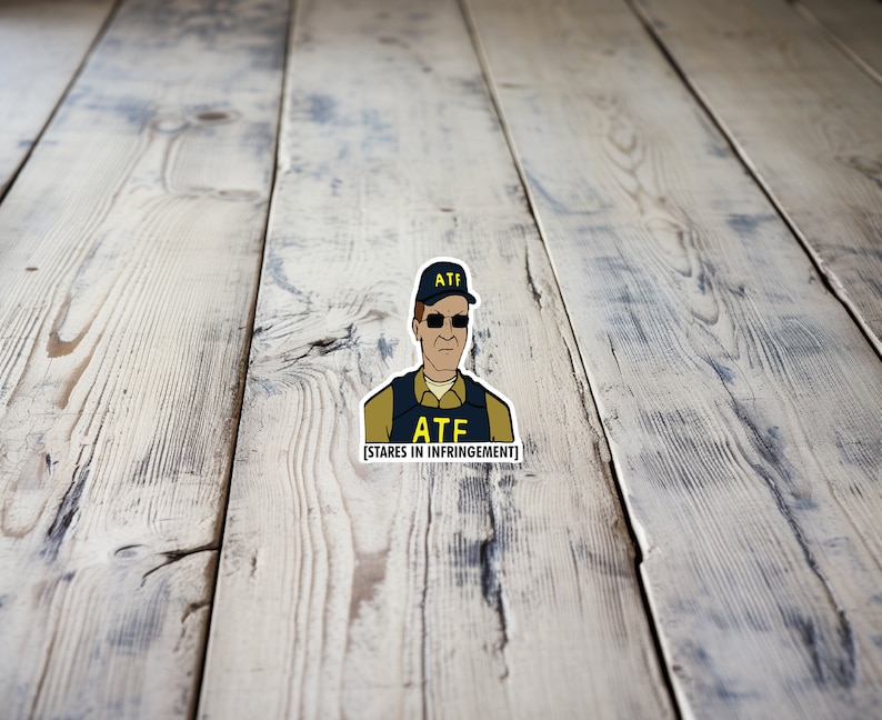 ATF MAN Stickers Funny Stickers Meme Sticker Vinyl Various Sizes - Etsy