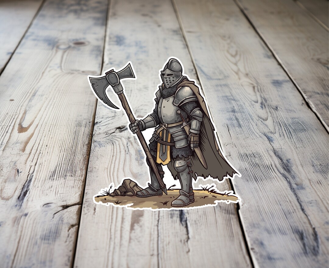 Knight Sticker | Medieval Sticker | Vinyl - Etsy