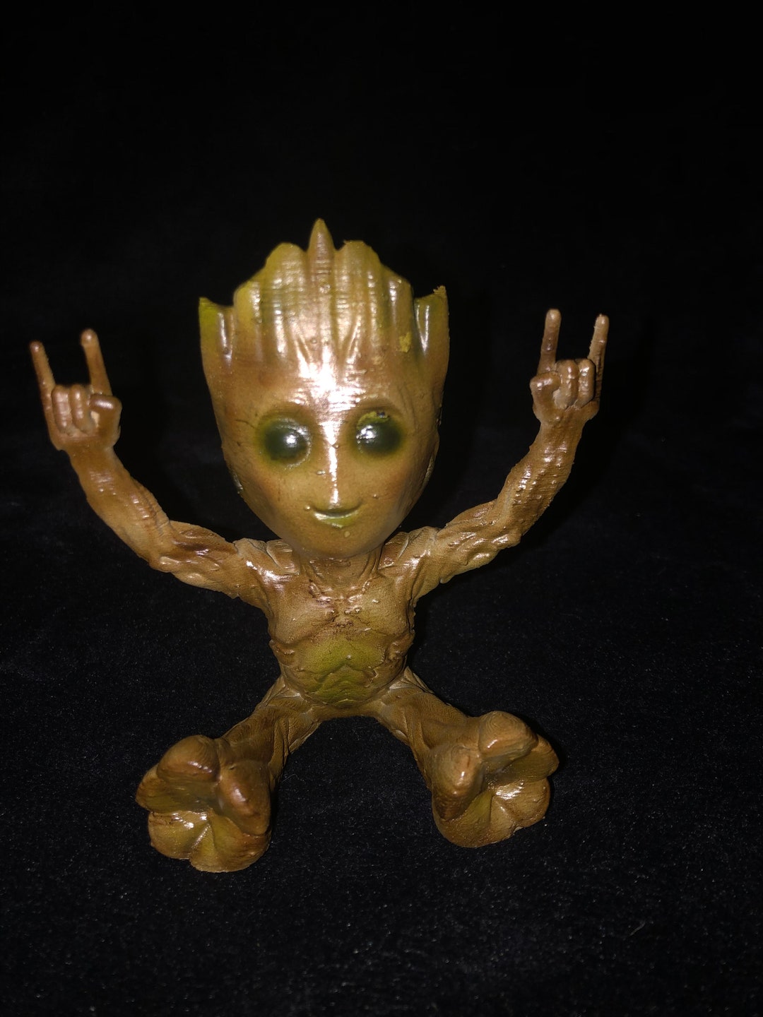 Baby Groot Metal Horns up (100mm) - Etsy