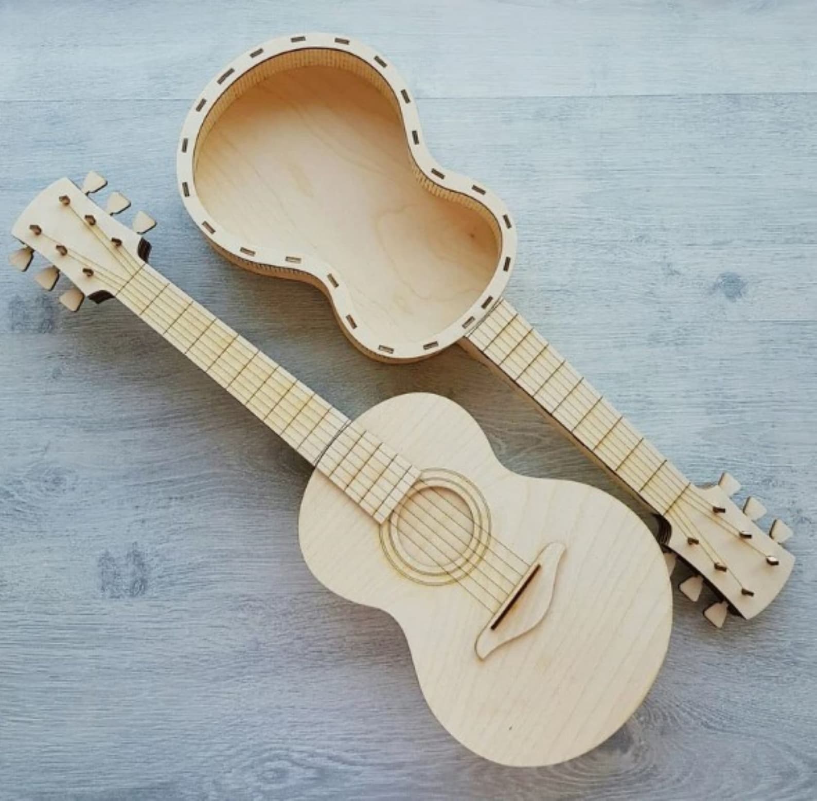 Guitar. Laser-cut Files Svg Dxf, Cnc Plans, Woodworking Plans, Cdr ...