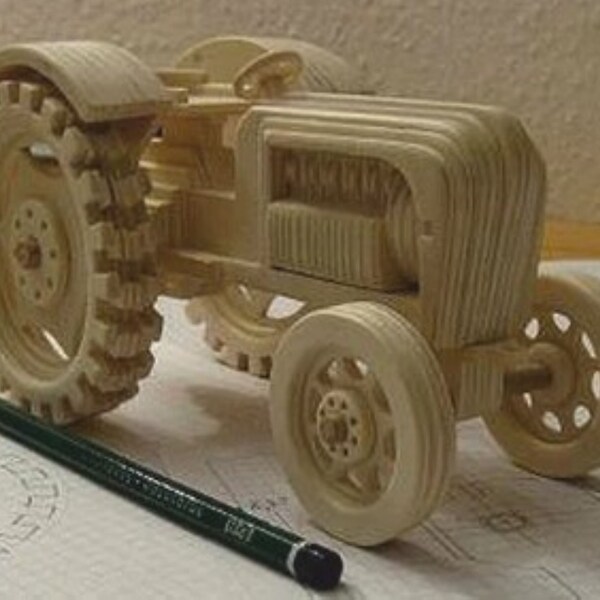 Laser Cut Tractor Files - Etsy