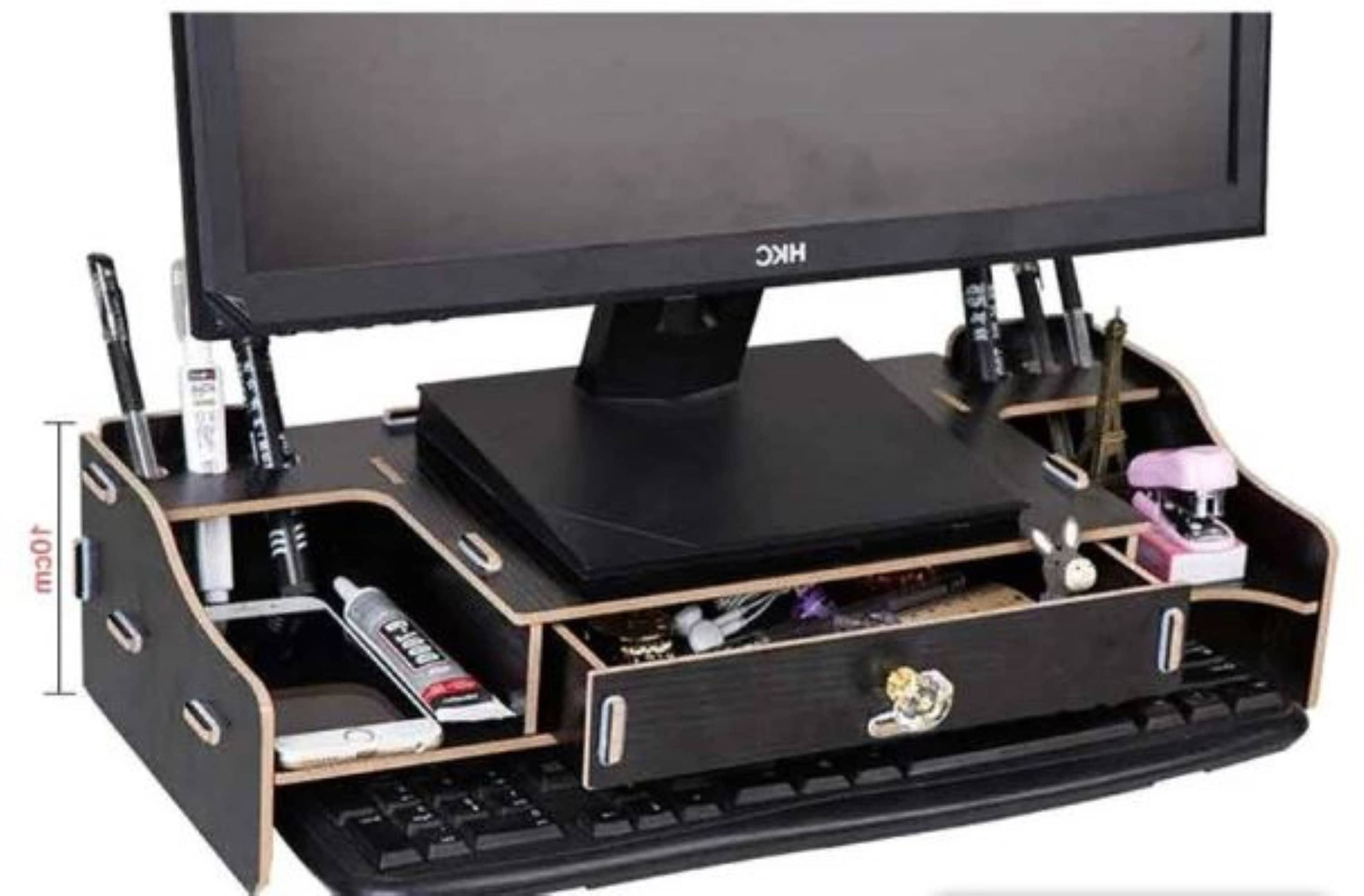 Monitor Organizer. Laser Cut Vector Svg, Dxf, Cdr, Eps, Ai Laser-cut ...