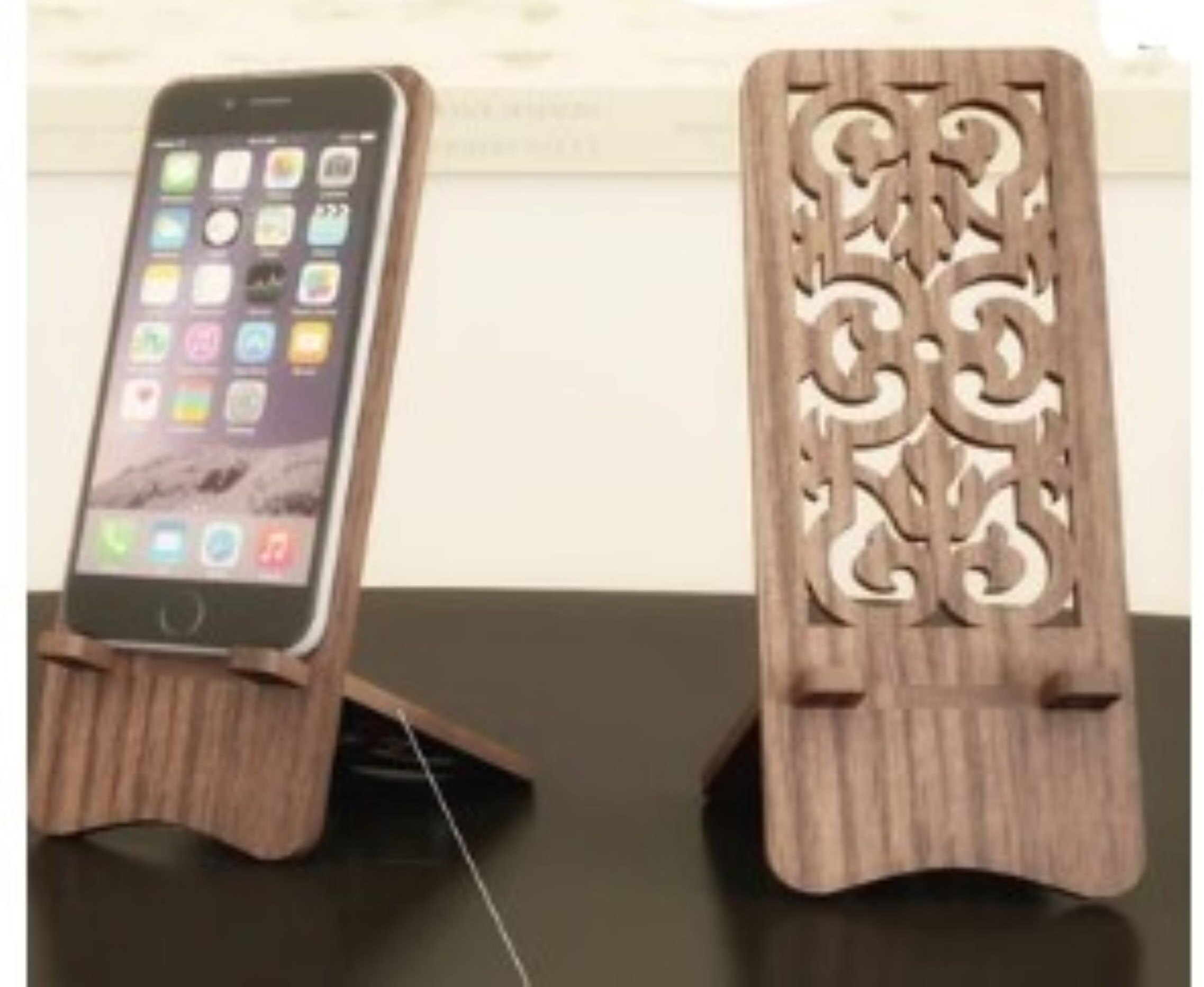 Phone Stand. Vector Model Svg Dxf, Cdr, Ai Cnc Files for Wood, Pattern ...