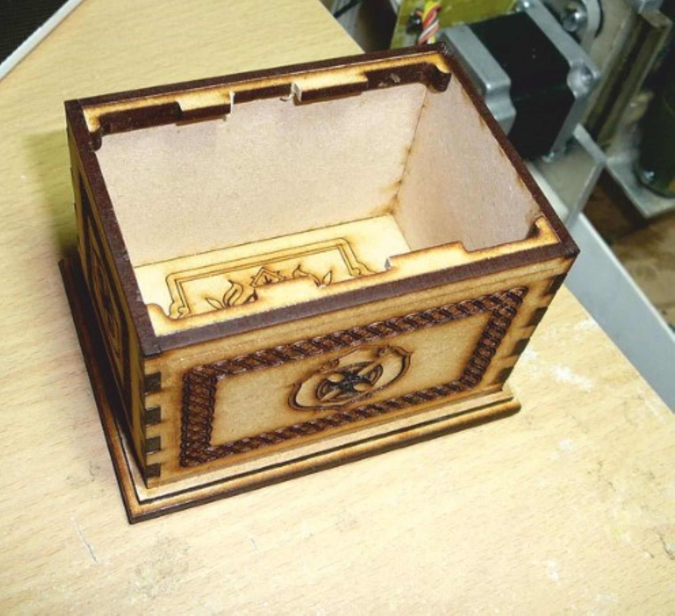 Japanese Casket. Laser Cut Treasure Files Svg Dxf, Lasercut File, Laser ...