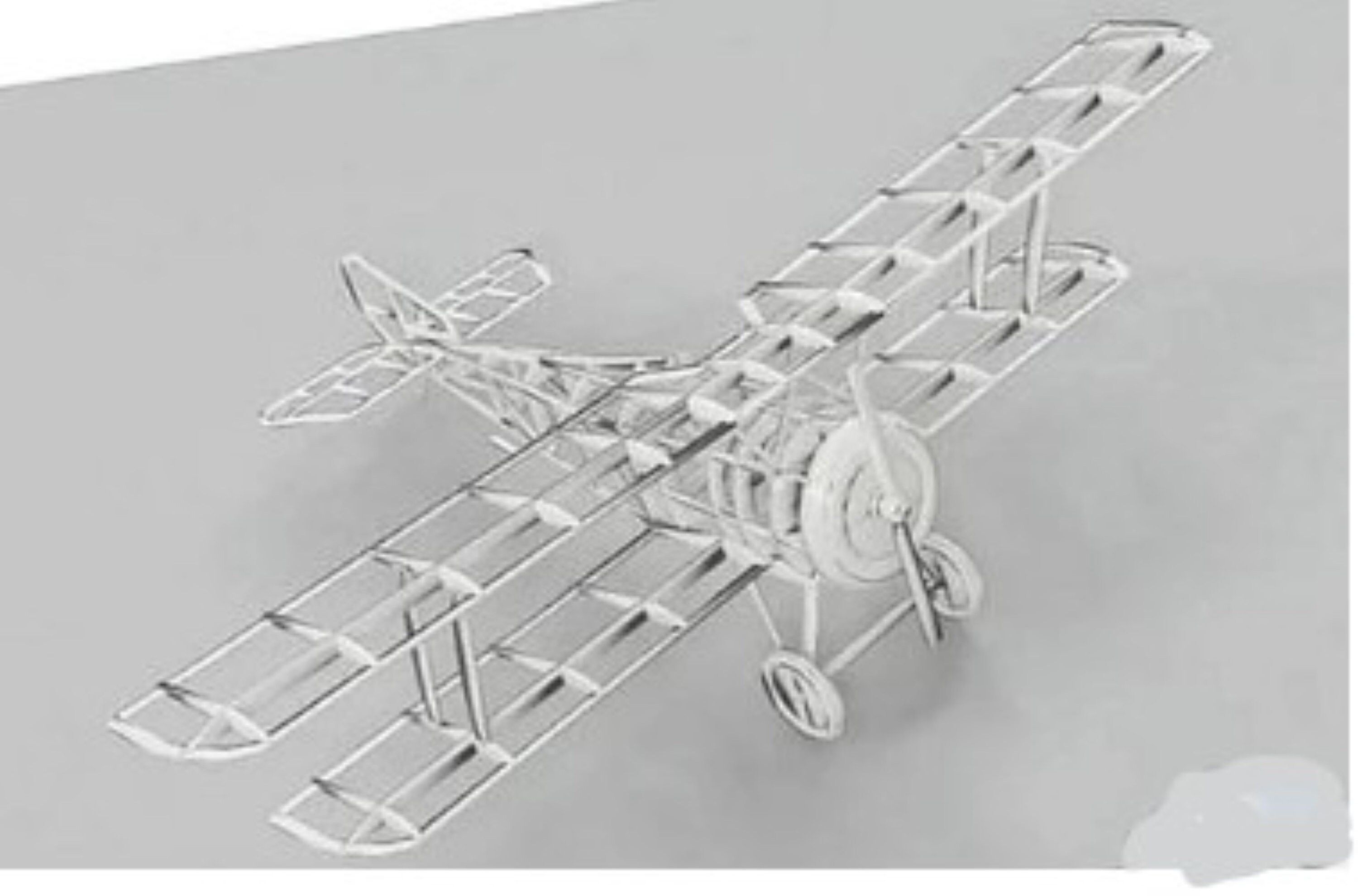 Hanriot Aircraft. Laser Cut Files Svg, Dxf, Cdf Laser Cut Template, Cnc ...
