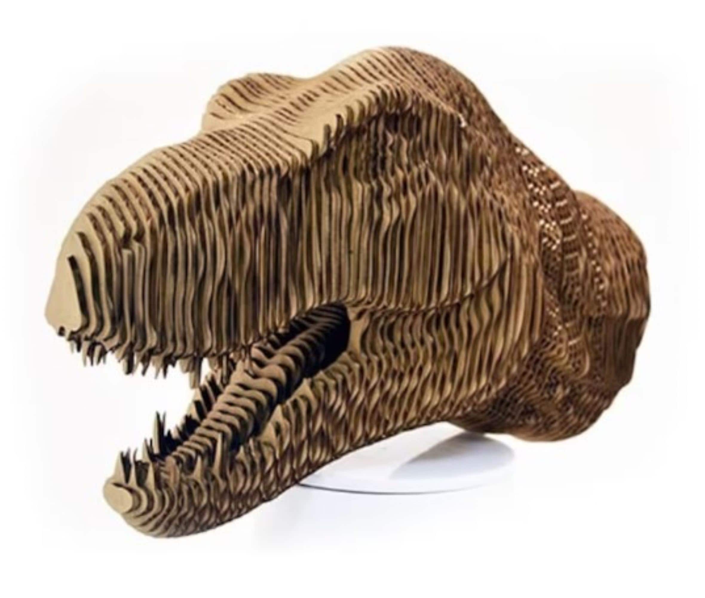 Dinosaur Head. Laser-cut Svg Dxf, Cnc Plans, Woodworking Plans, Cnc ...