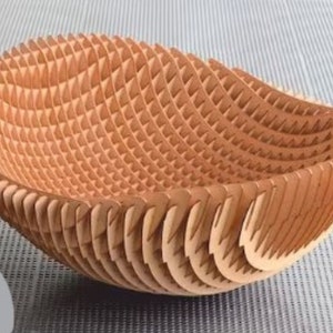 Fruit Bowl. Laser-cut Files Svg Dxf Cdr Eps Laser-cut File - Etsy