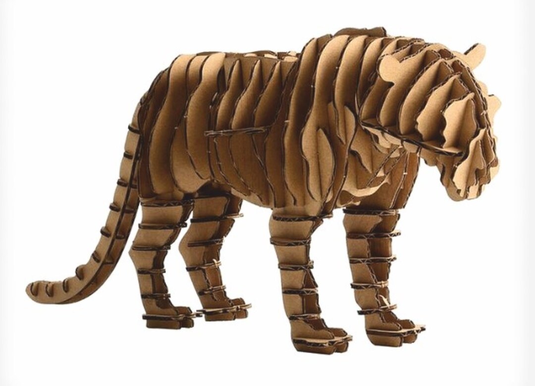 Tiger. Laser Cut Files Svg Dxf, Woodworking Plans, Cnc Patterns for Cnc ...