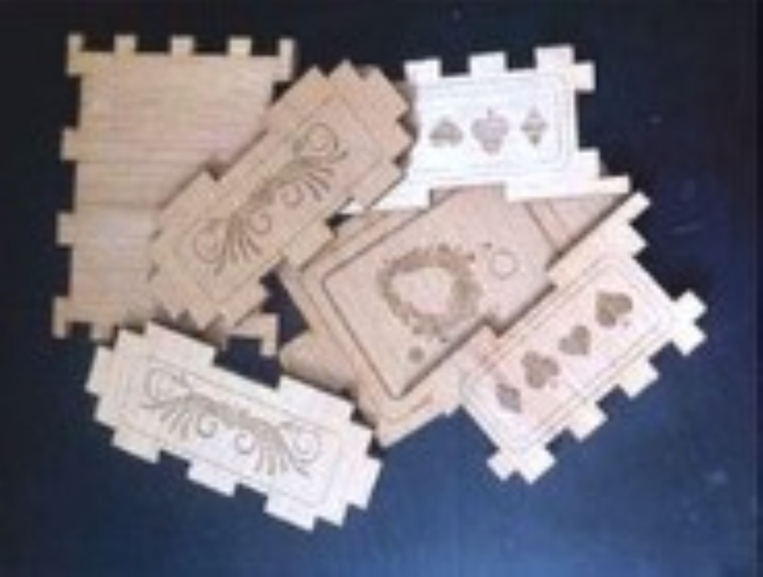 Playing Cards and Box. Laser Cut Vector Svg Dxf, Cdr, Ai Woodworking ...