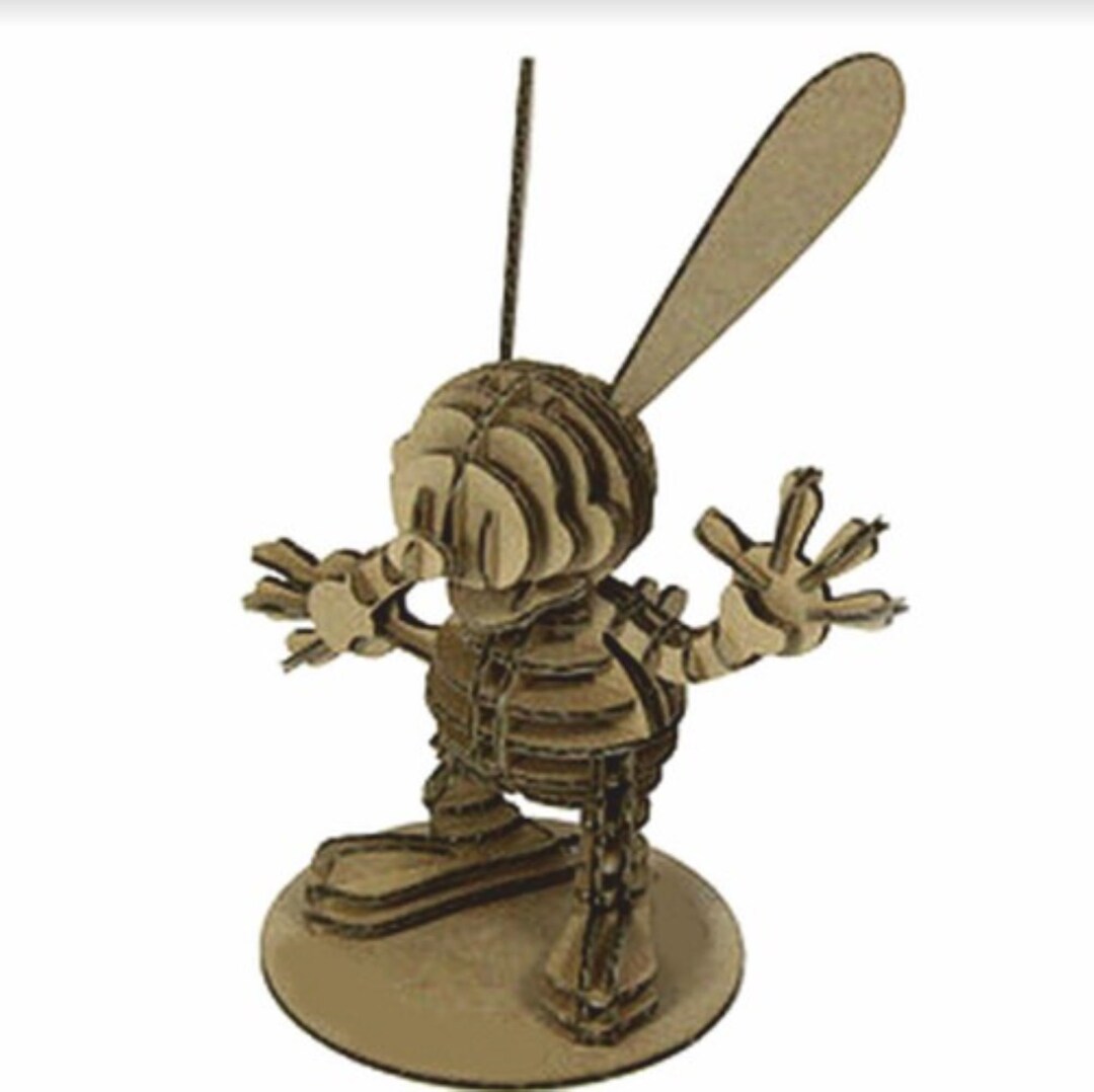 Oswald the Lucky Rabbit. Laser Cut Svg Dxf, Cnc, Wooden Puzzle ...
