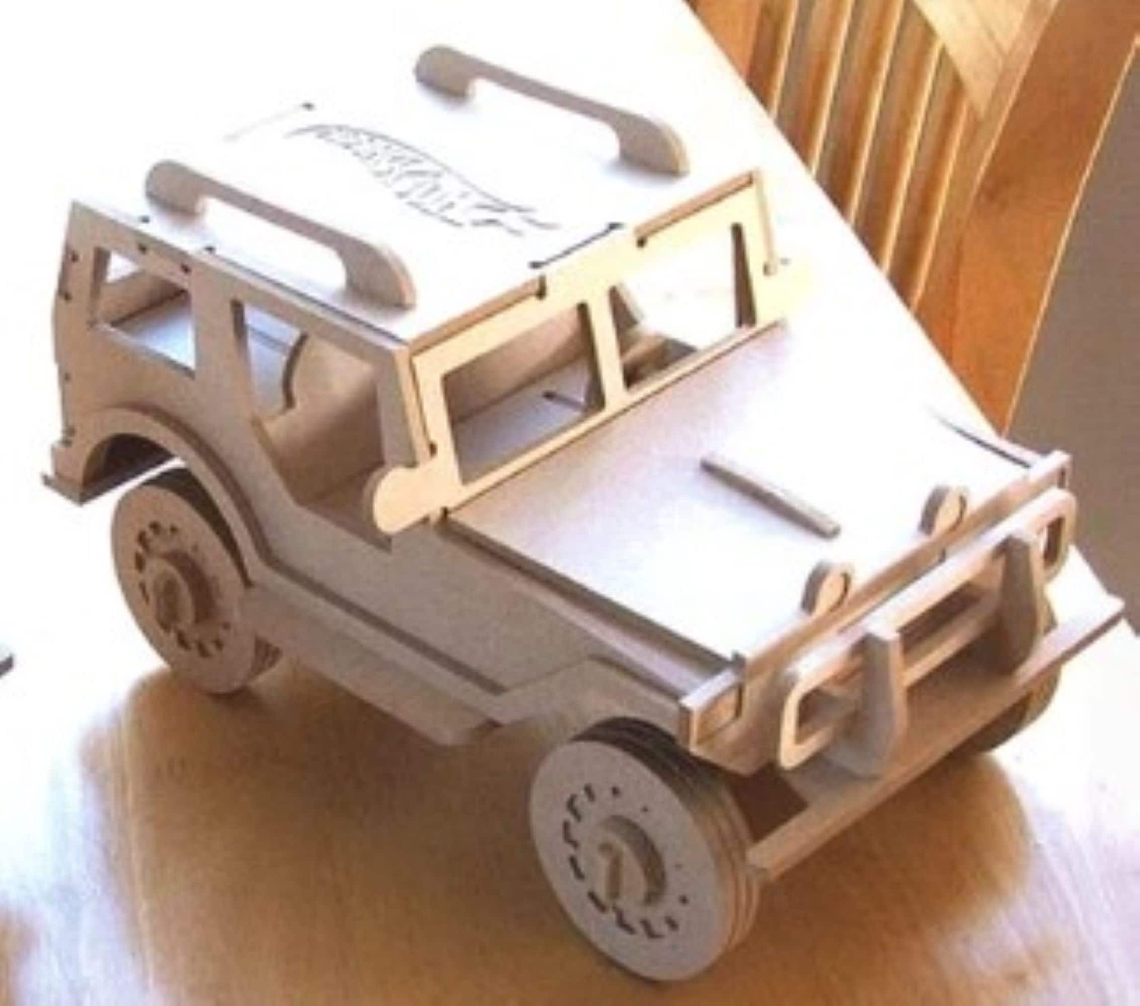 Jeep. Vector Model Svg Dxf, Cdr Cnc Plans, Woodworking Plans, Laser ...