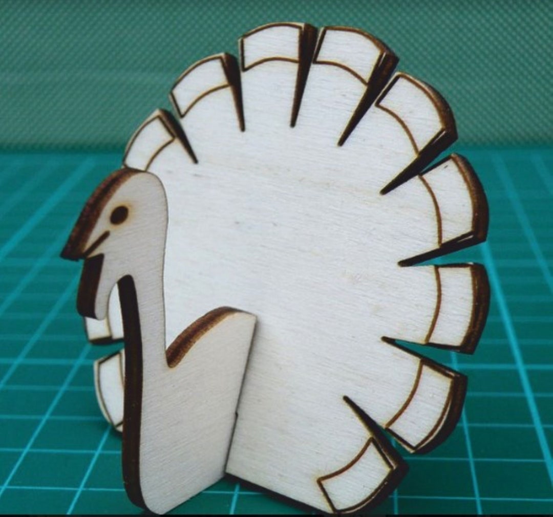 Turkey Napkin Holder. Laser Cut Files Svg Dxf, Laser Cut File, Laser ...