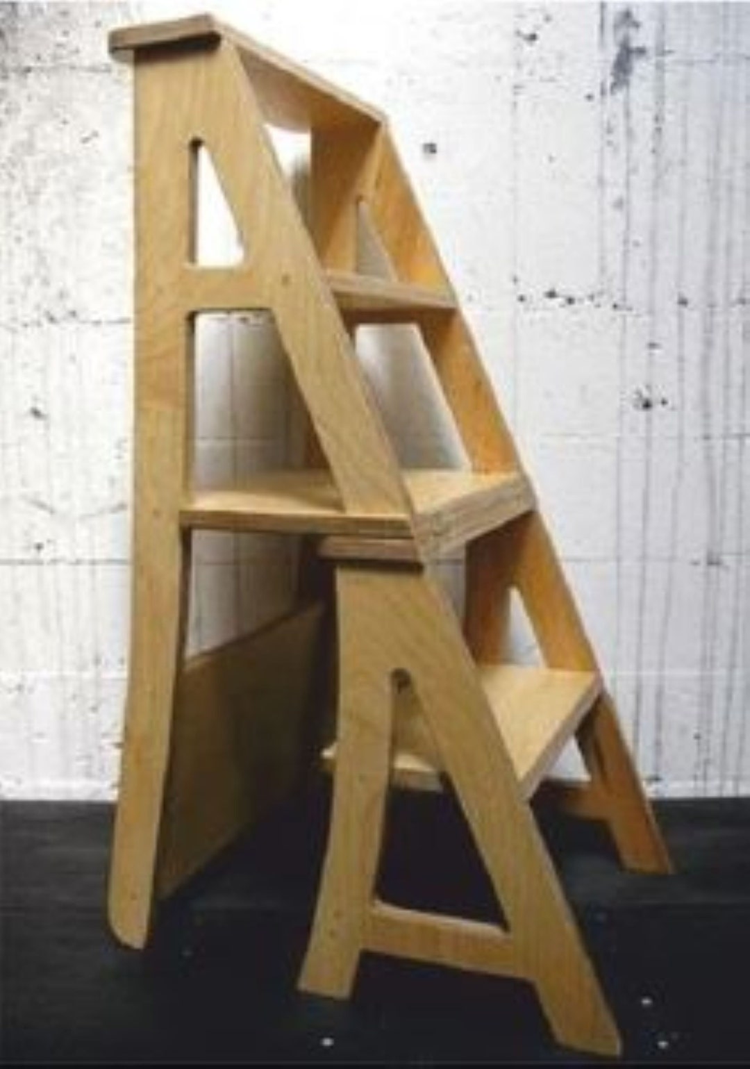 Chair Step-ladder. Laser Cut Vector Svg, Dxf, Cdr, Cnc Patterns ...