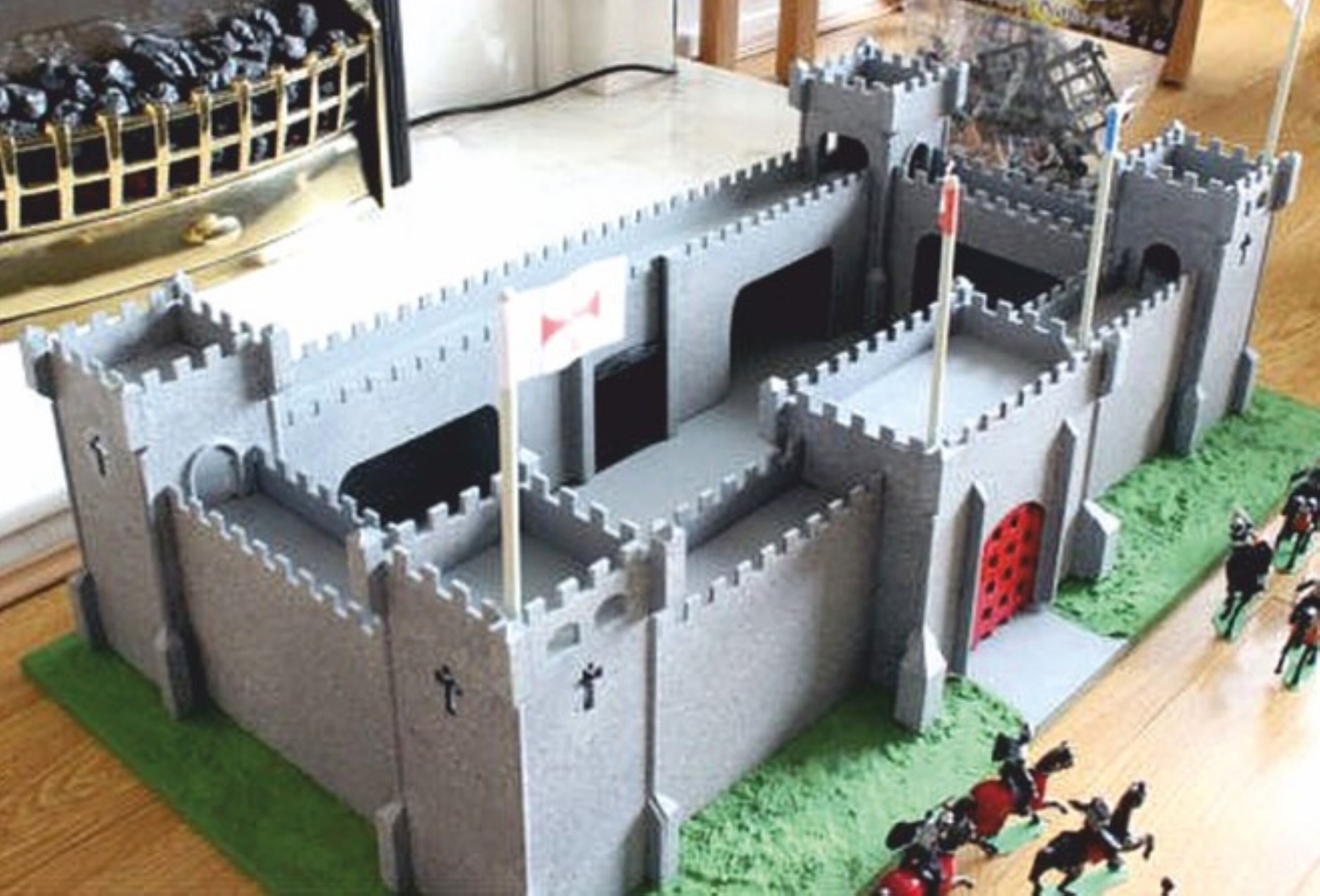 Castle. Laser Cut File Svg, Dxf, Cdr, EPS and AI Wooden Puzzle, 3d ...