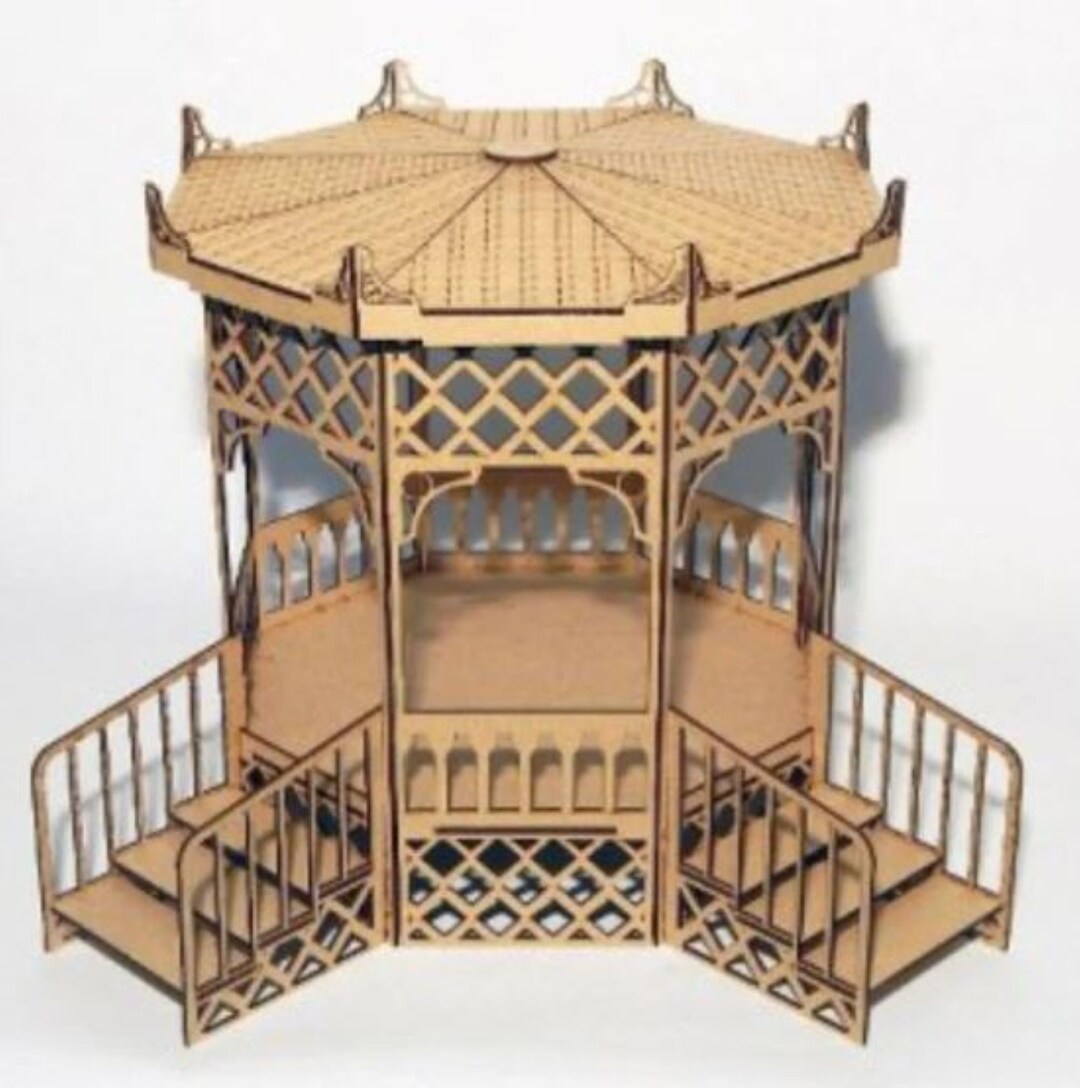 Bandstand - Laser Cut Files SVG DXF CDR Vector Plans, Files Instant ...