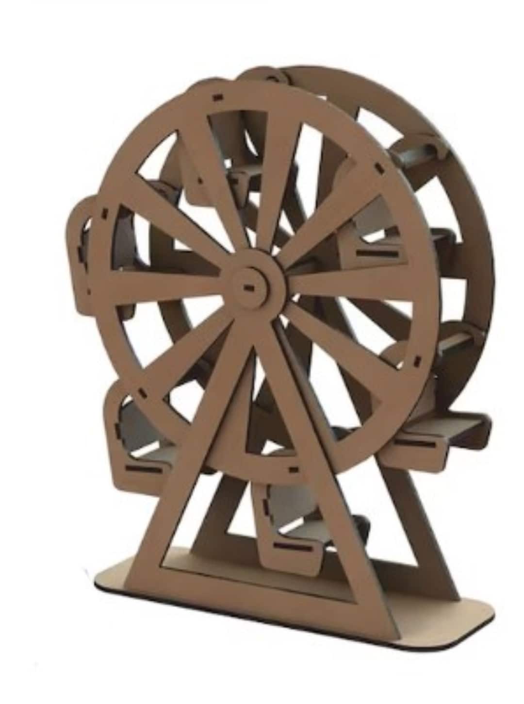 Ferris Wheel. Laser-cut Svg Dxf, Cdr, Laser Cnc File, Cnc Files for ...