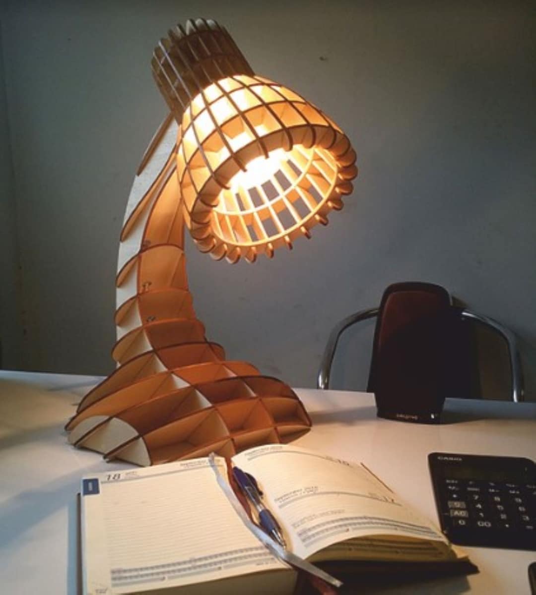 Desk Lamp. Laser Cut Vector Svg Dxf, Laser Cut Wood, Cnc Router Files ...