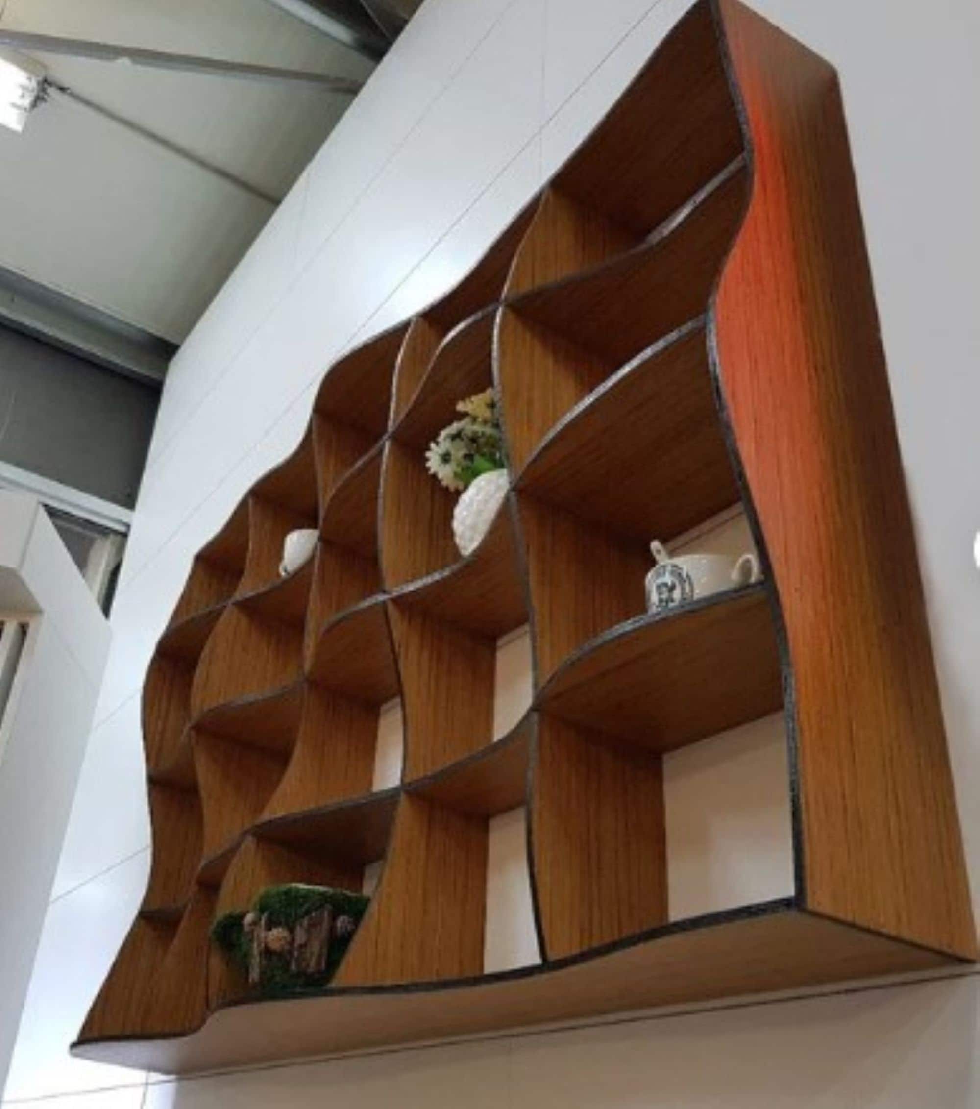 Wave Shelf. Laser-cut File Svg Dxf Cdr Laser Cut Wood Cnc - Etsy Canada